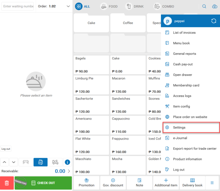 [Philippines] Receipt template settings on Quick Service app – MISA CUKCUK